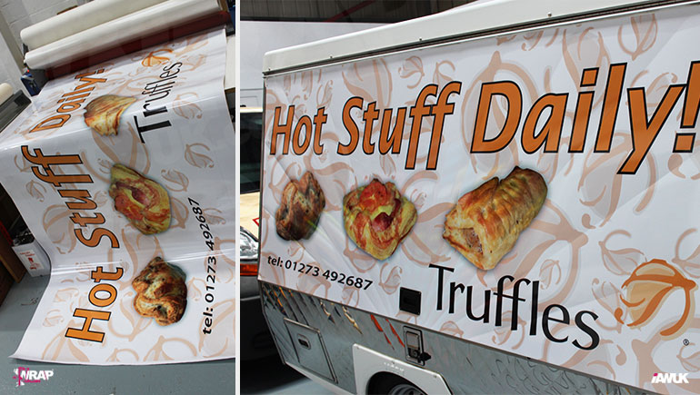 Food Van Graphics, Food Van Signwriting, Food Vehicle Stickers, Food ...